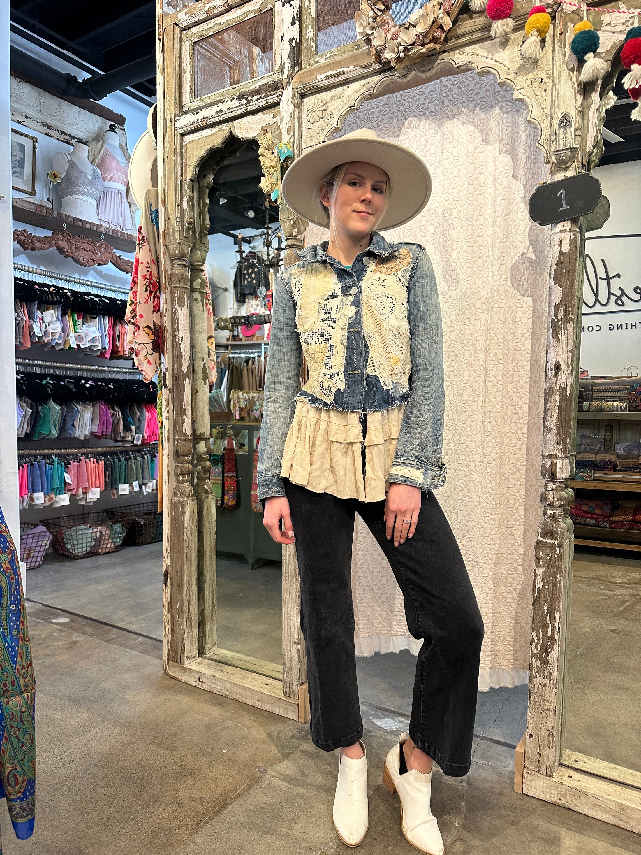 Cropped Ruffled Jacket – Trestles Clothing Company